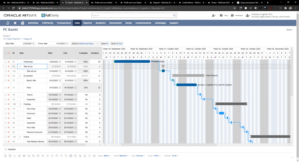 Construction for NetSuite