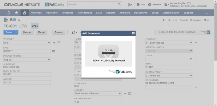 FullClarity - File Storage for NetSuite
