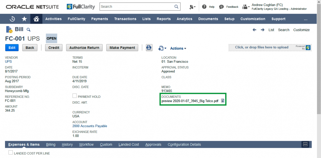 FullClarity - File Storage for NetSuite